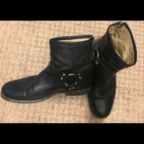 Frye | Shoes | Frye Phillip Harness Back Zip Boot | Poshmark